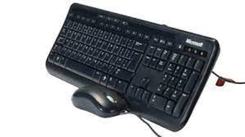 XPert-Microsoft Wired Desktop 600 Keyboard and Mouse Set (English) Black