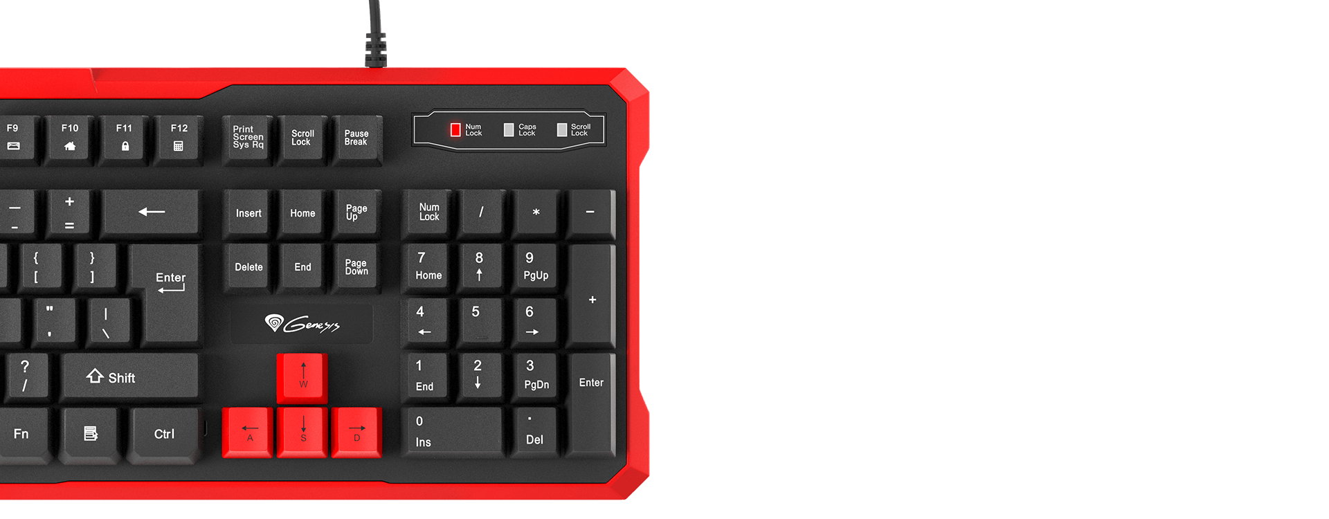 XPert-Genesis RHOD 110 Red Gaming Keyboard