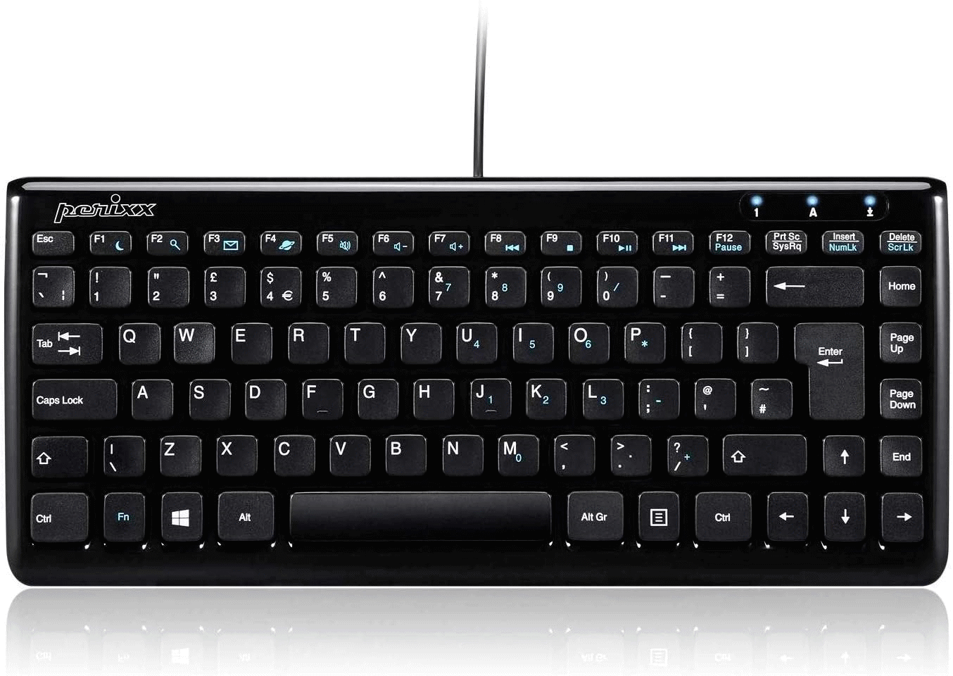 XPert-Perixx Peribord 407BB US wired Mini Keyboard black B0053O9ZNQ