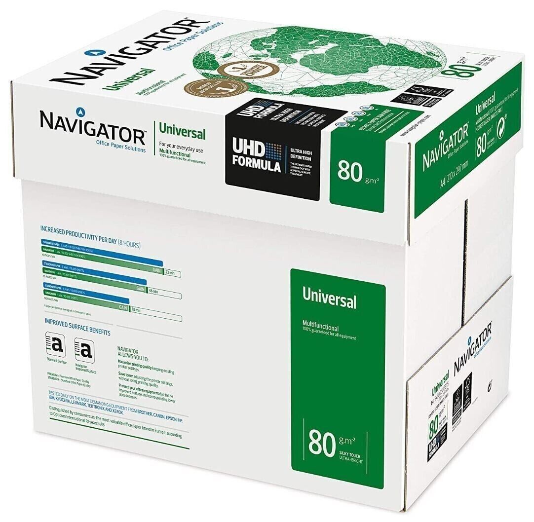 XPert-A4 Navigator Paper 80G Box x5 Reams