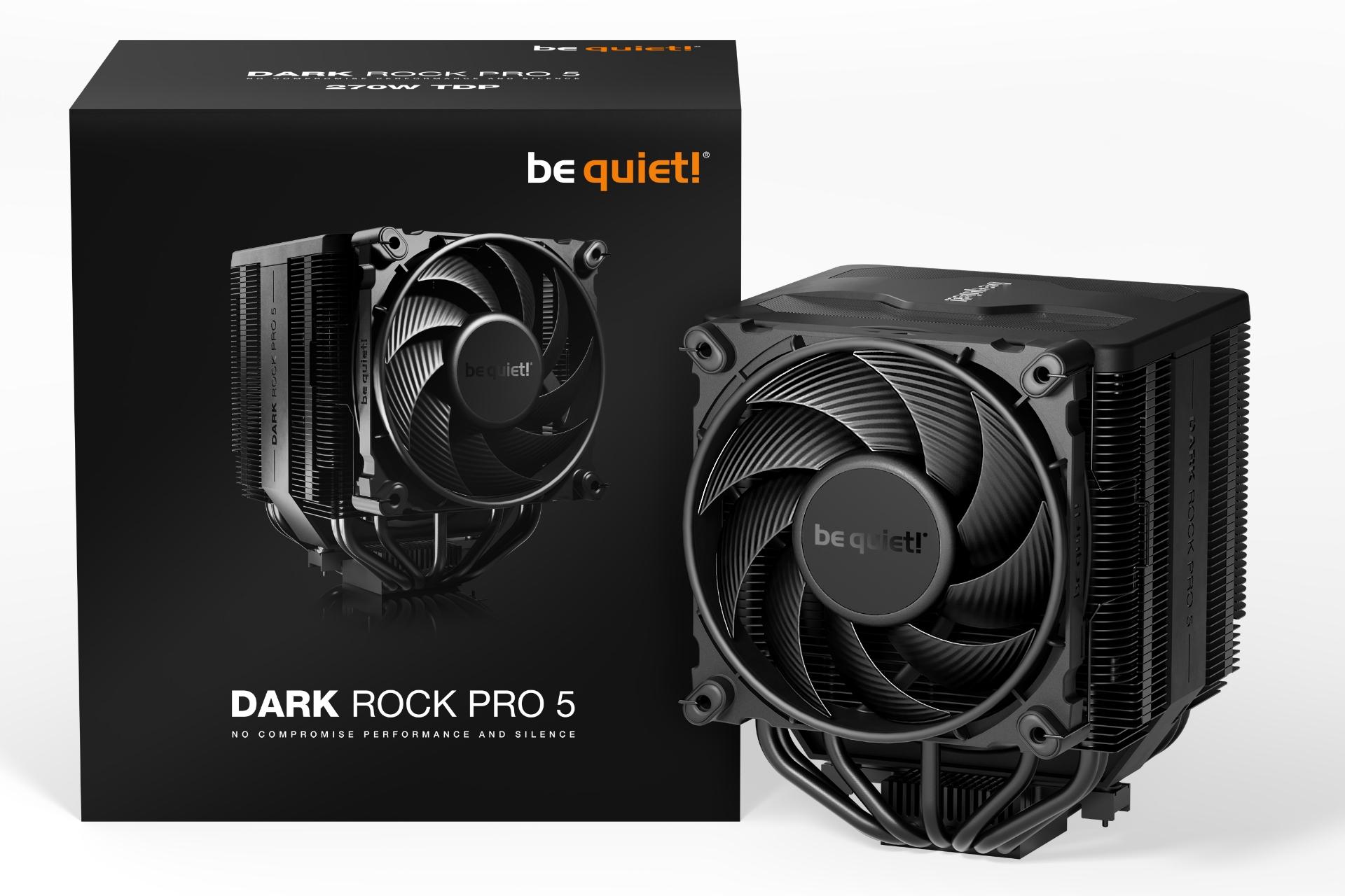 XPert-be quiet! Dark Rock Pro 5 Heatsink 120/135mm fan CPU Cooler BK036