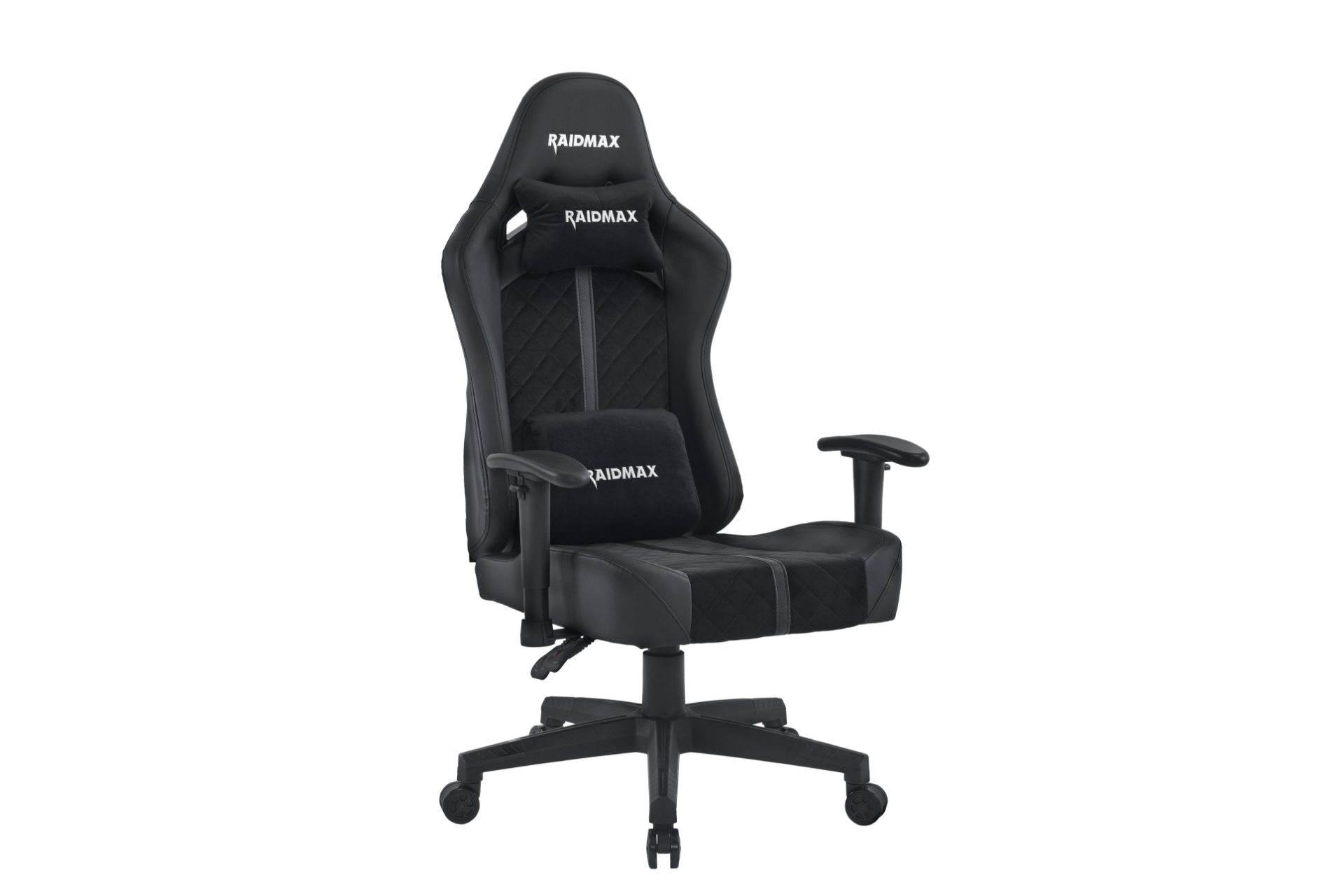 XPert-Raidmax Drakon DK608 Leather + Fabric Gaming Chair Black