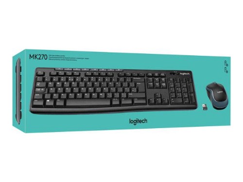 XPert-Logitech MK270 Wireless Desktop Set Keyboard + Mouse UK Layout