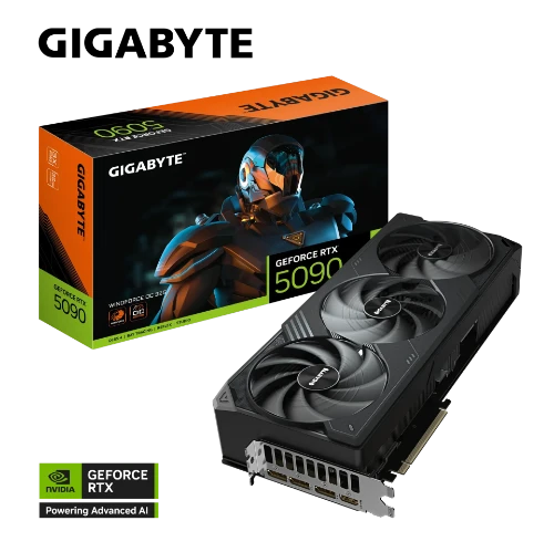 XPert-Gigabyte GeForce RTX 5090 Windforce OC Graphics Card GV-N5090WF3OC-32GD