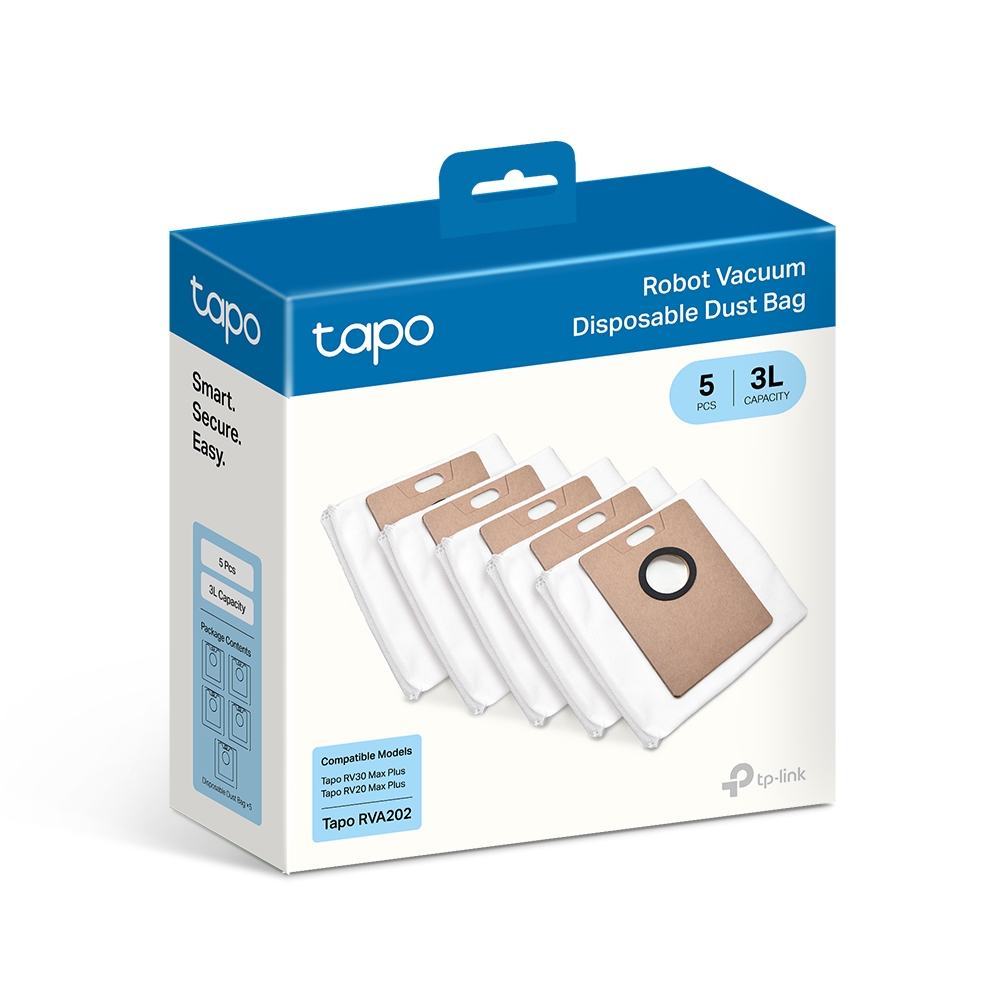 XPert-TP-Link Tapo RVA202 Robot Vacumm Disposable Dust Bag (5 Pcs)